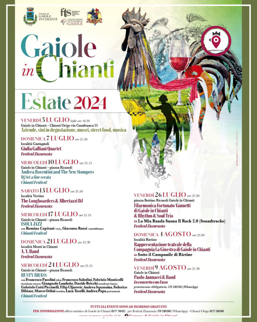 Tutti gli eventi dell'estate a Gaiole in Chianti: dal 5 luglio al 9 ...
